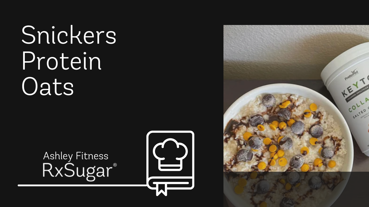 Ashley Fitness Snickers Protein Oats ft. RxSugar Caramel Syrup - RxSugar®