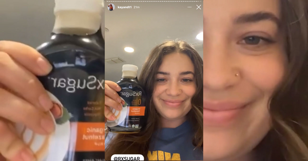 Kay & T1 Loving Her RxSugar Caramel In Her Latte! - RxSugar®