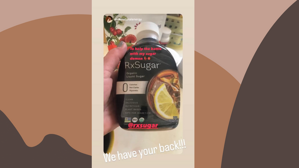 Helping @nickinaturalenergy fight their sugar demons - RxSugar®