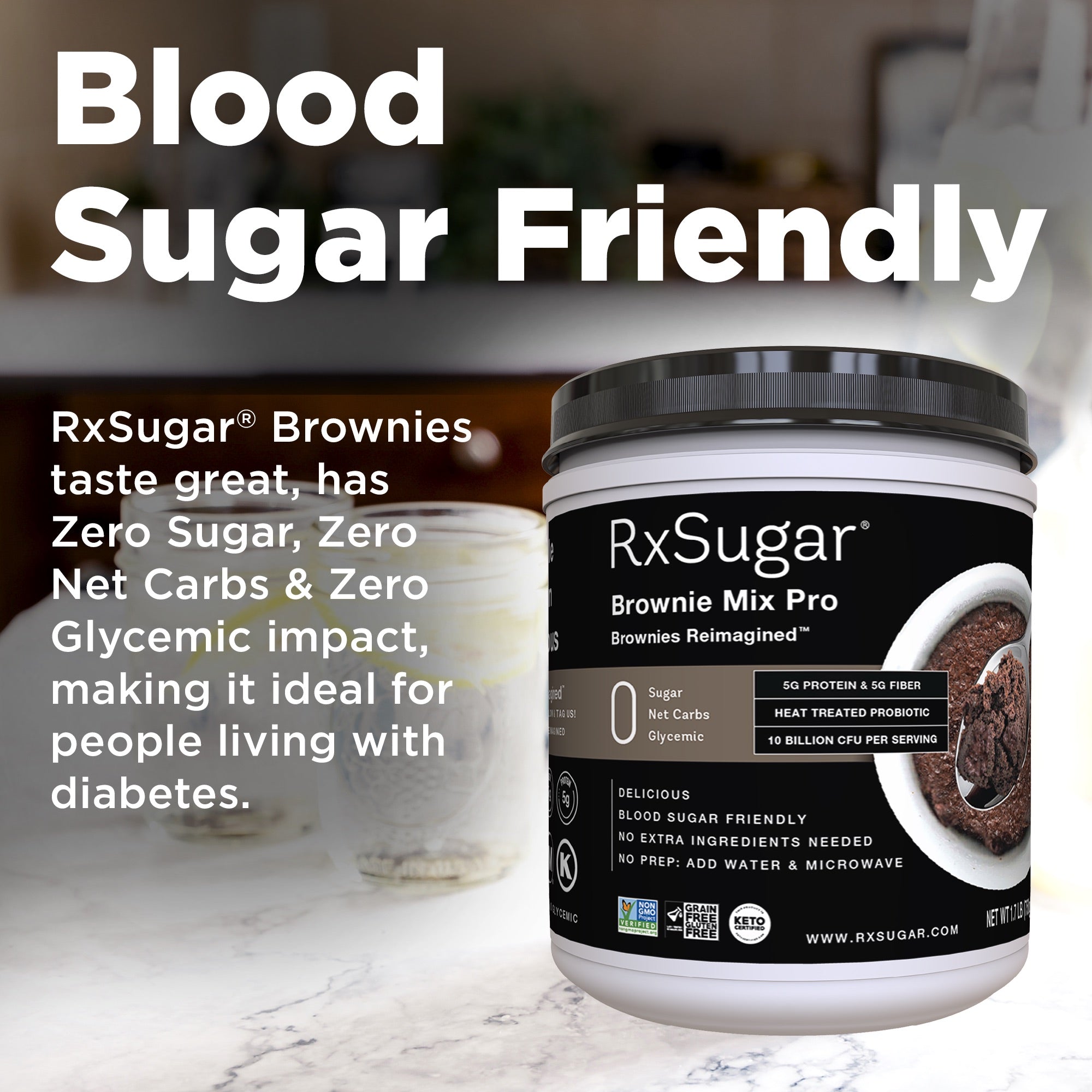 Brownie Mix Pro - Keto Certified - RxSugar®