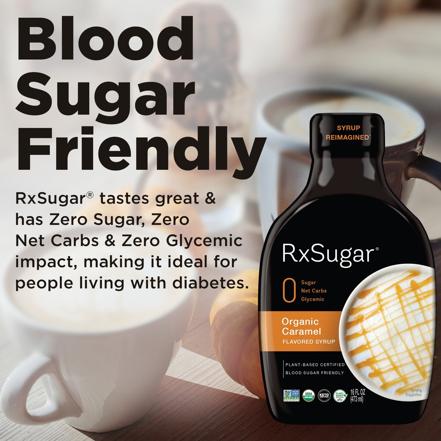 Organic Caramel Syrup | RxSugar - RxSugar®