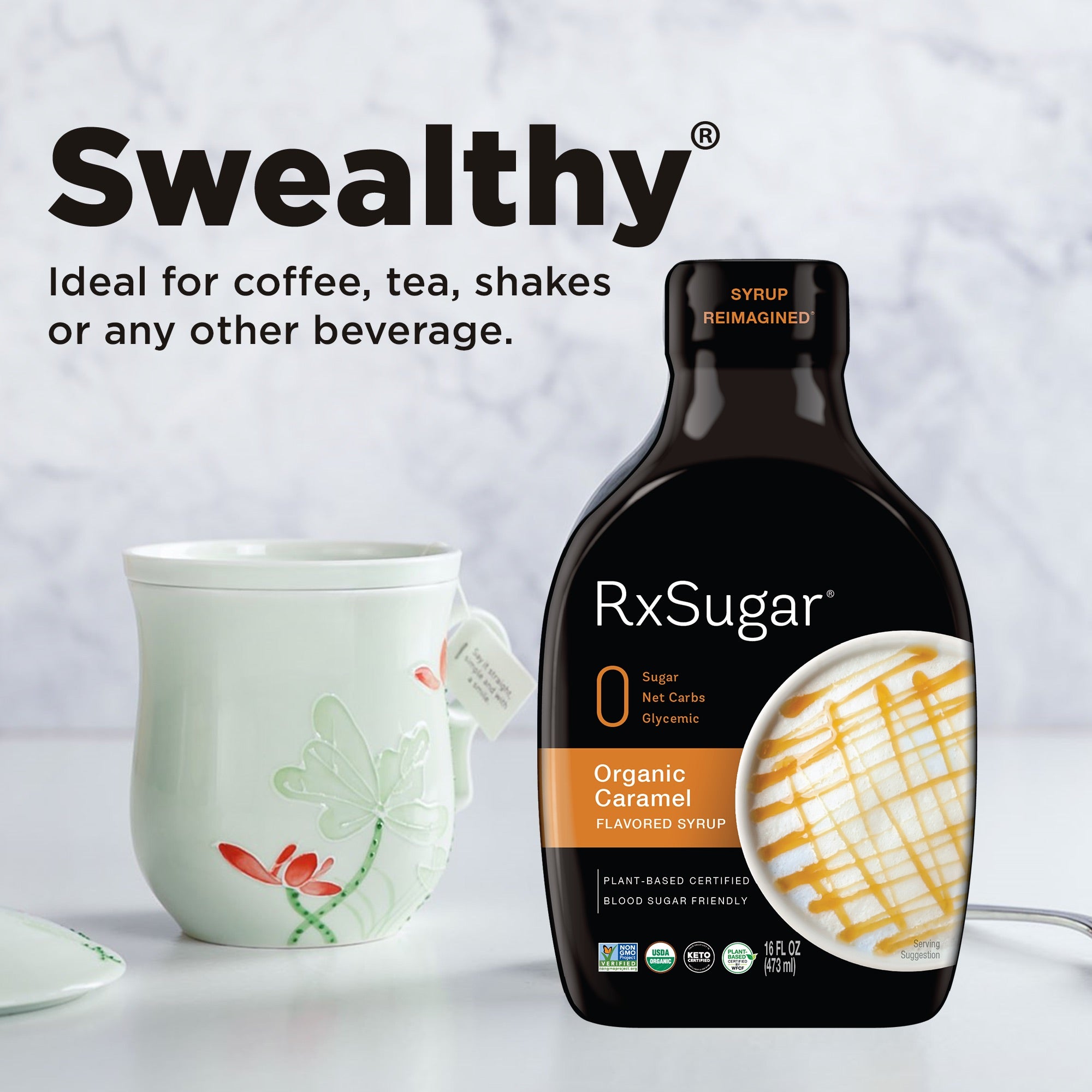 Organic Caramel Syrup | RxSugar - RxSugar®