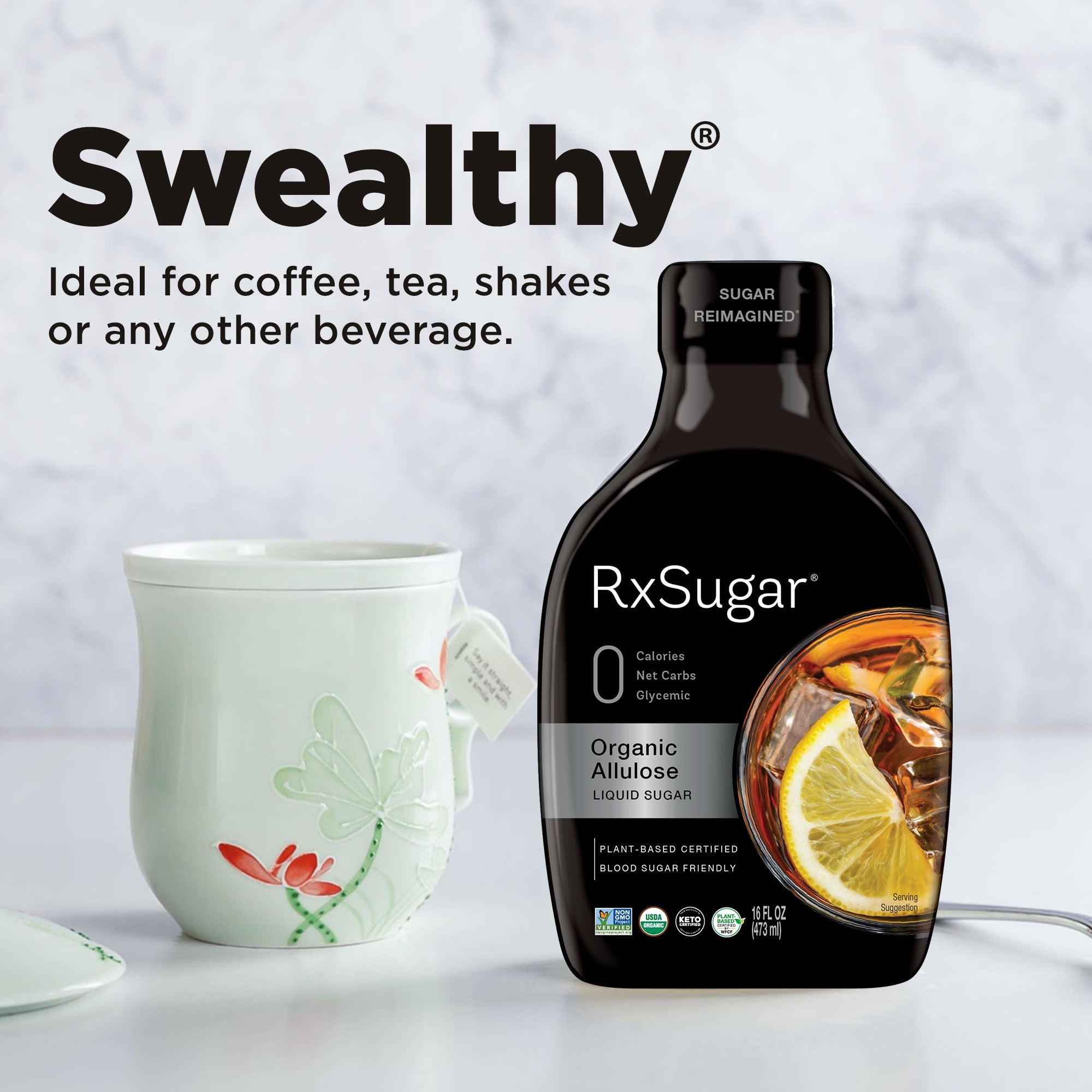RxSugar Organic Allulose Liquid Sugar - RxSugar®
