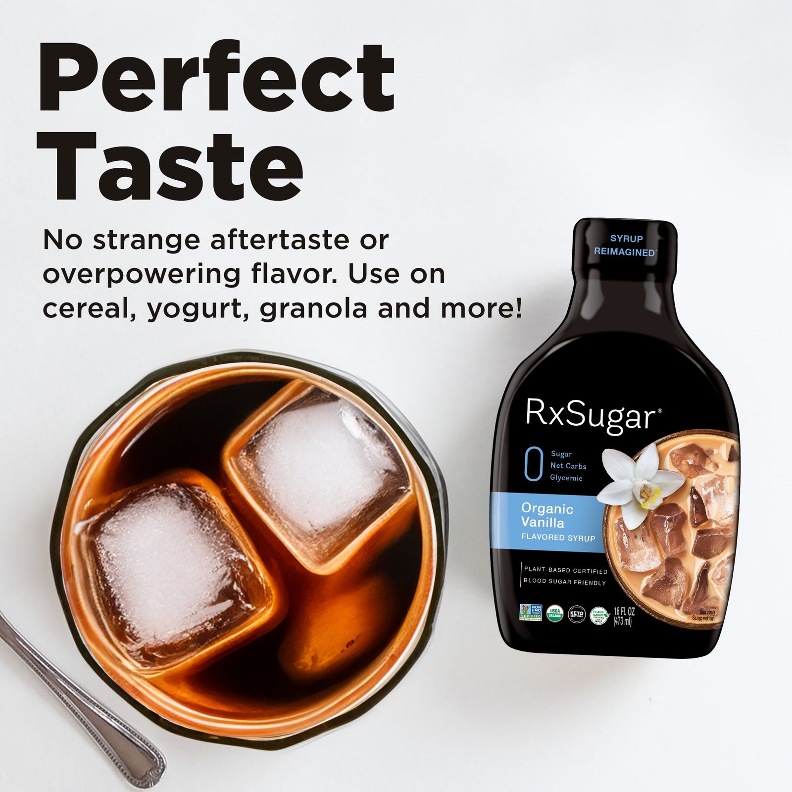 Organic Vanilla Syrup | RxSugar - RxSugar®