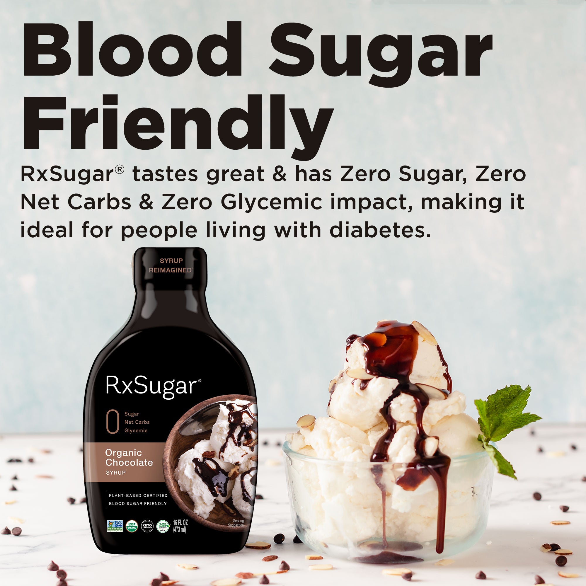 Organic Chocolate Syrup | RxSugar - RxSugar®