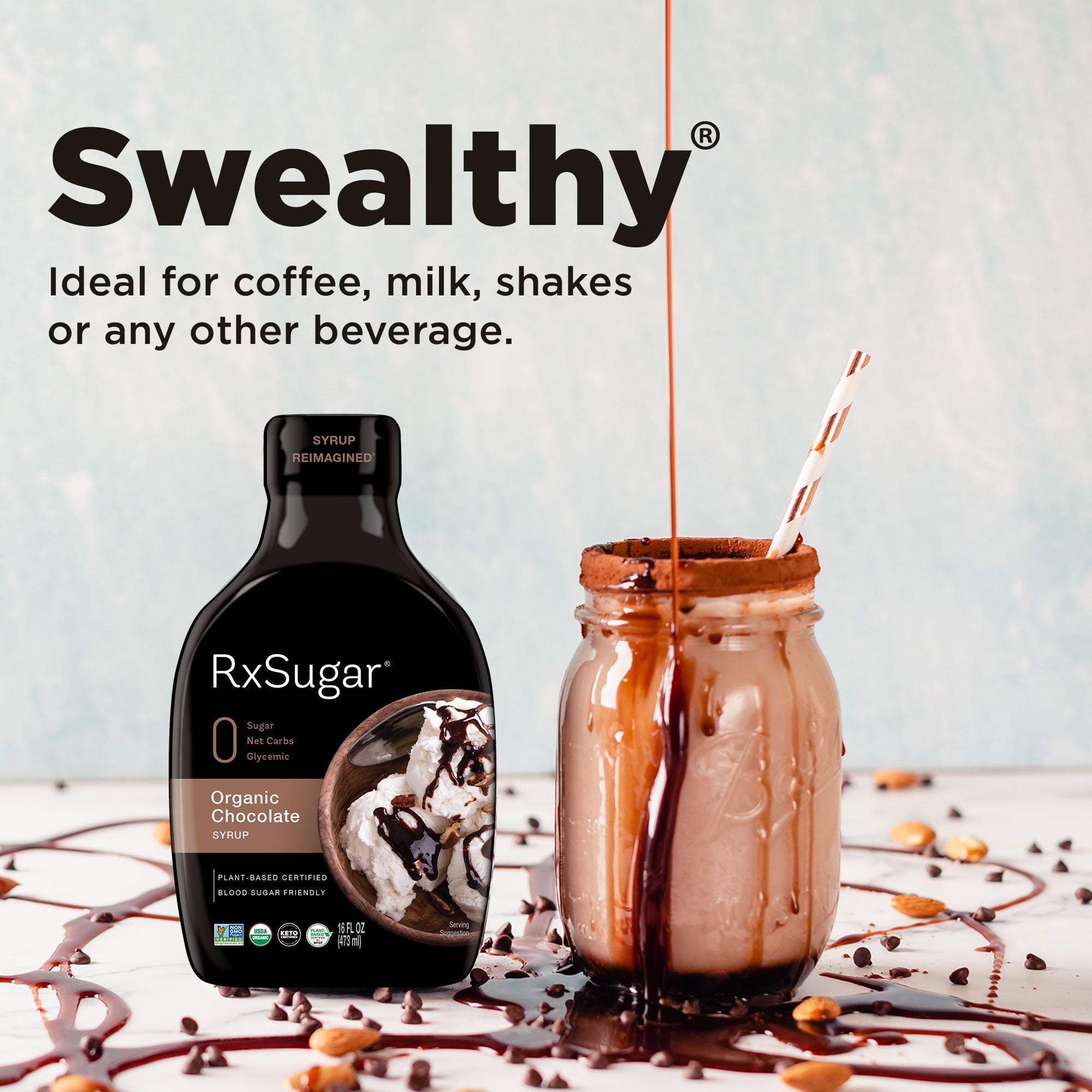 Organic Chocolate Syrup | RxSugar - RxSugar®