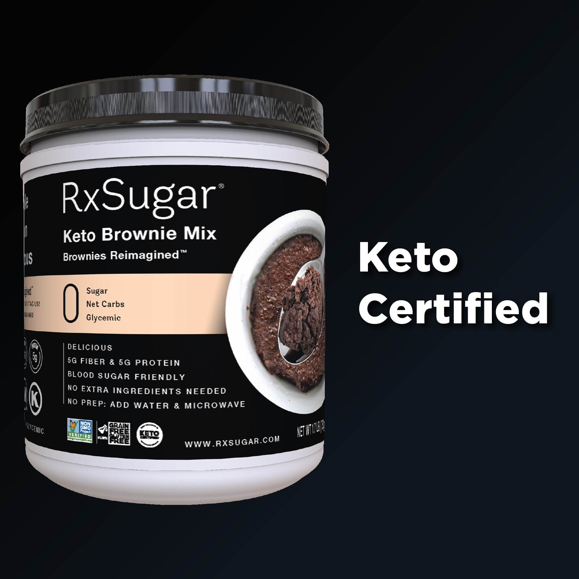 RxSugar Keto Brownie Mix - RxSugar®